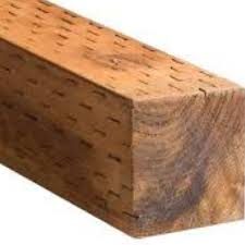 4x4x12' Doug Fir Construction Select Pressure-Treated Timber Wood Post ...