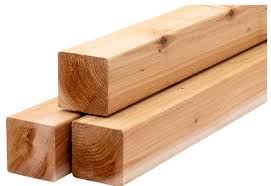 4x4x12' Cedar Post Western Red S4S | Weiser Fence and Lumber