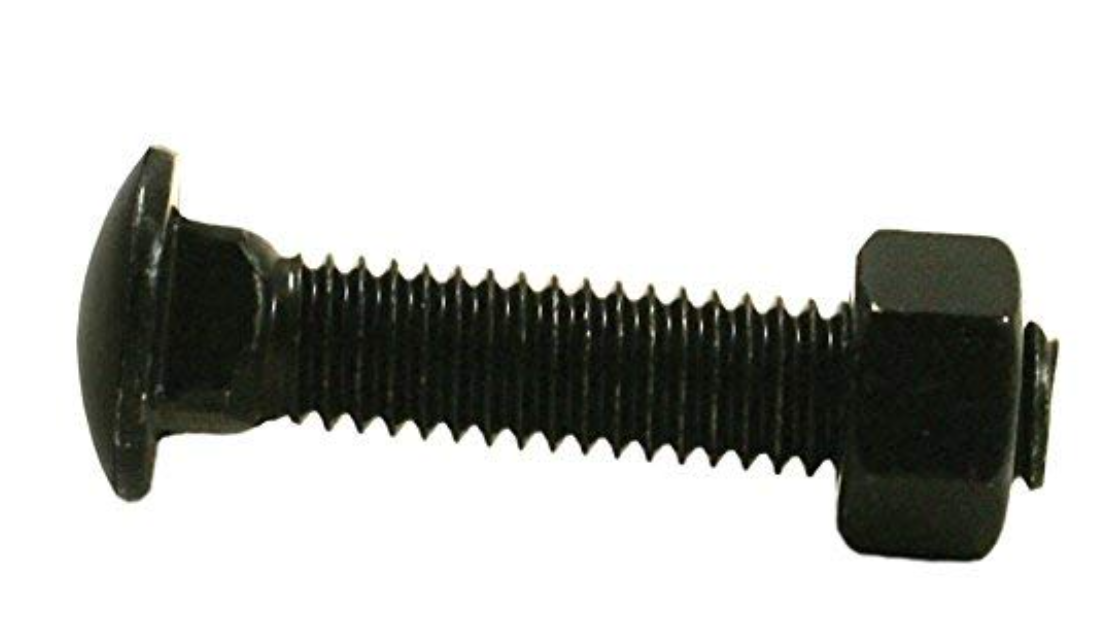 Black - Carriage Bolt w/ Nut | Weiserlumber.com