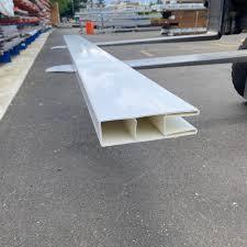 8ft Pocket Rail - White Vinyl | Weiserlumber.com